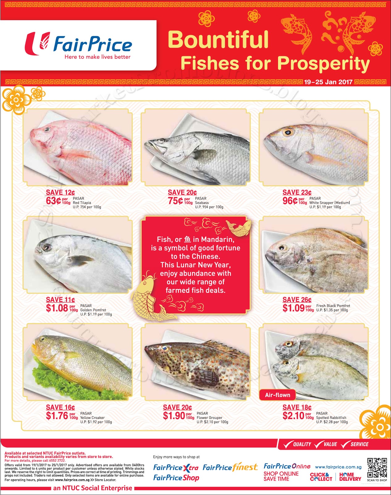 NTUC FairPrice CNY Fish Promotion 19 - 25 January 2017 ~ Supermarket ...