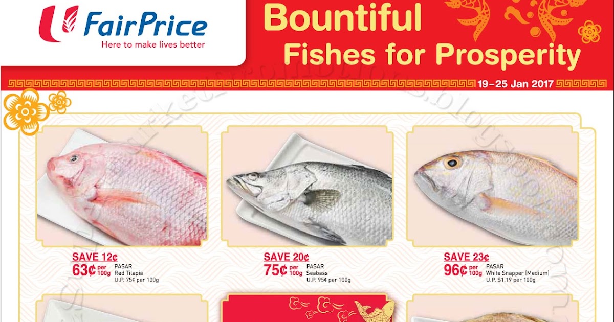 NTUC FairPrice CNY Fish Promotion 19 - 25 January 2017 ~ Supermarket ...
