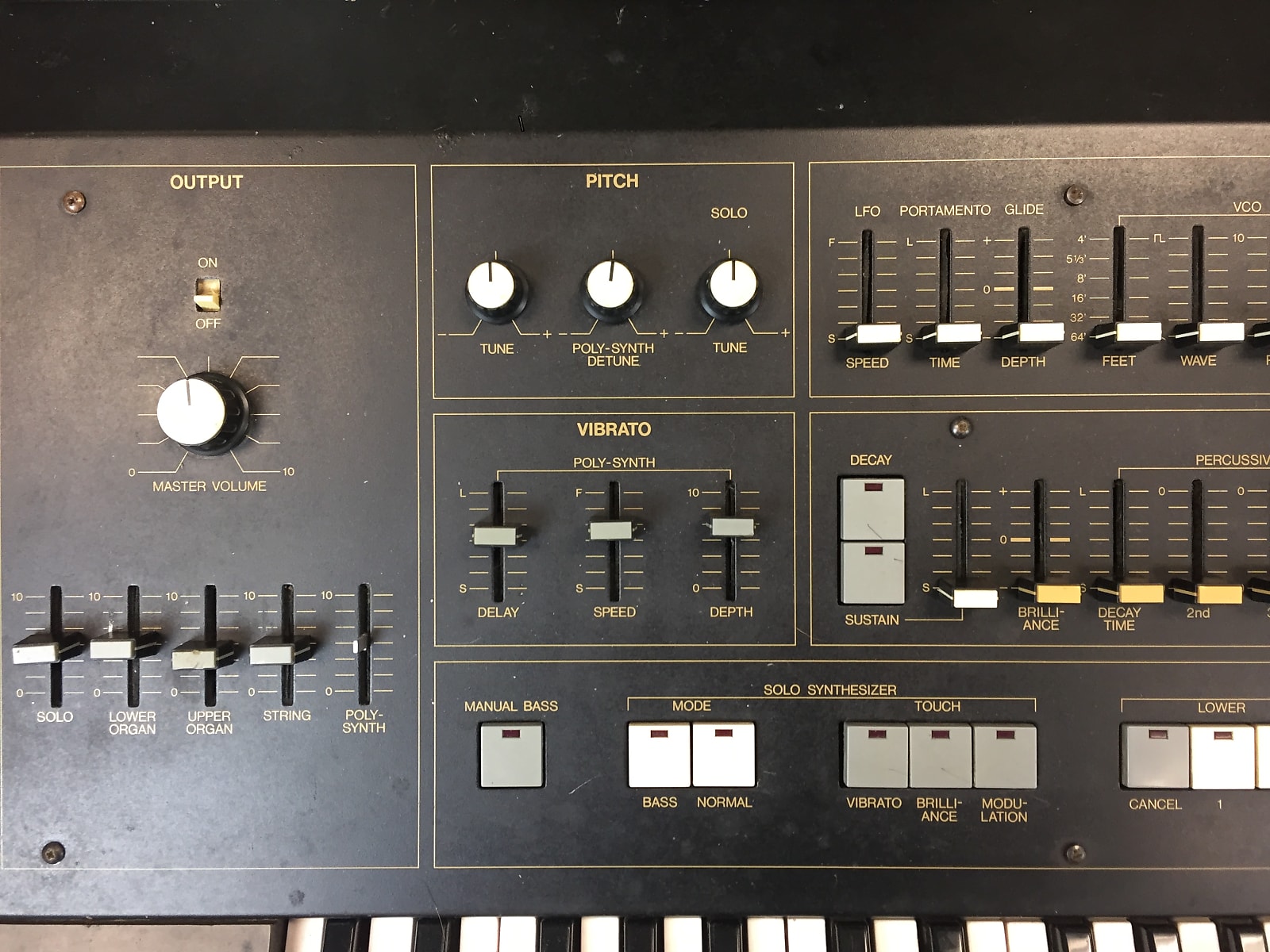 MATRIXSYNTH: Yamaha SK50D 1980 Vintage Analog Synthesizer SN 1775