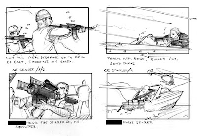 Illustrated 007 - The Art of James Bond: Bloodstone Storyboards
