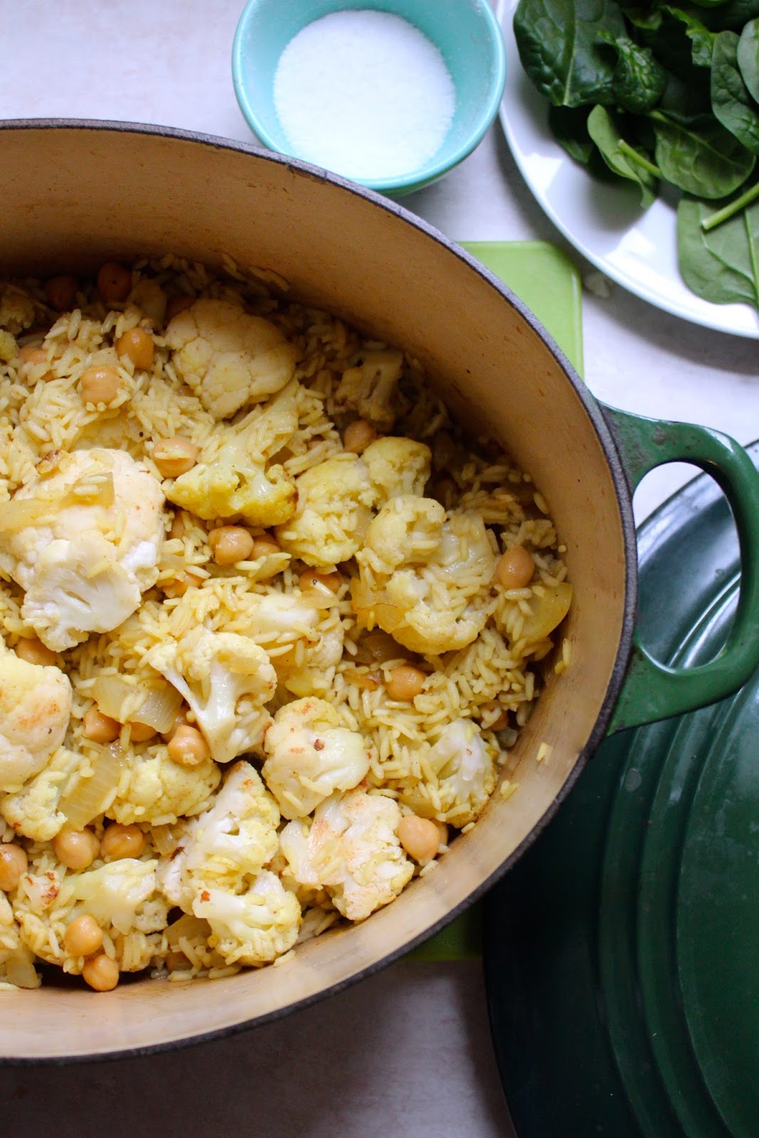 Curried Cauliflower Rice - The Lavender Apple