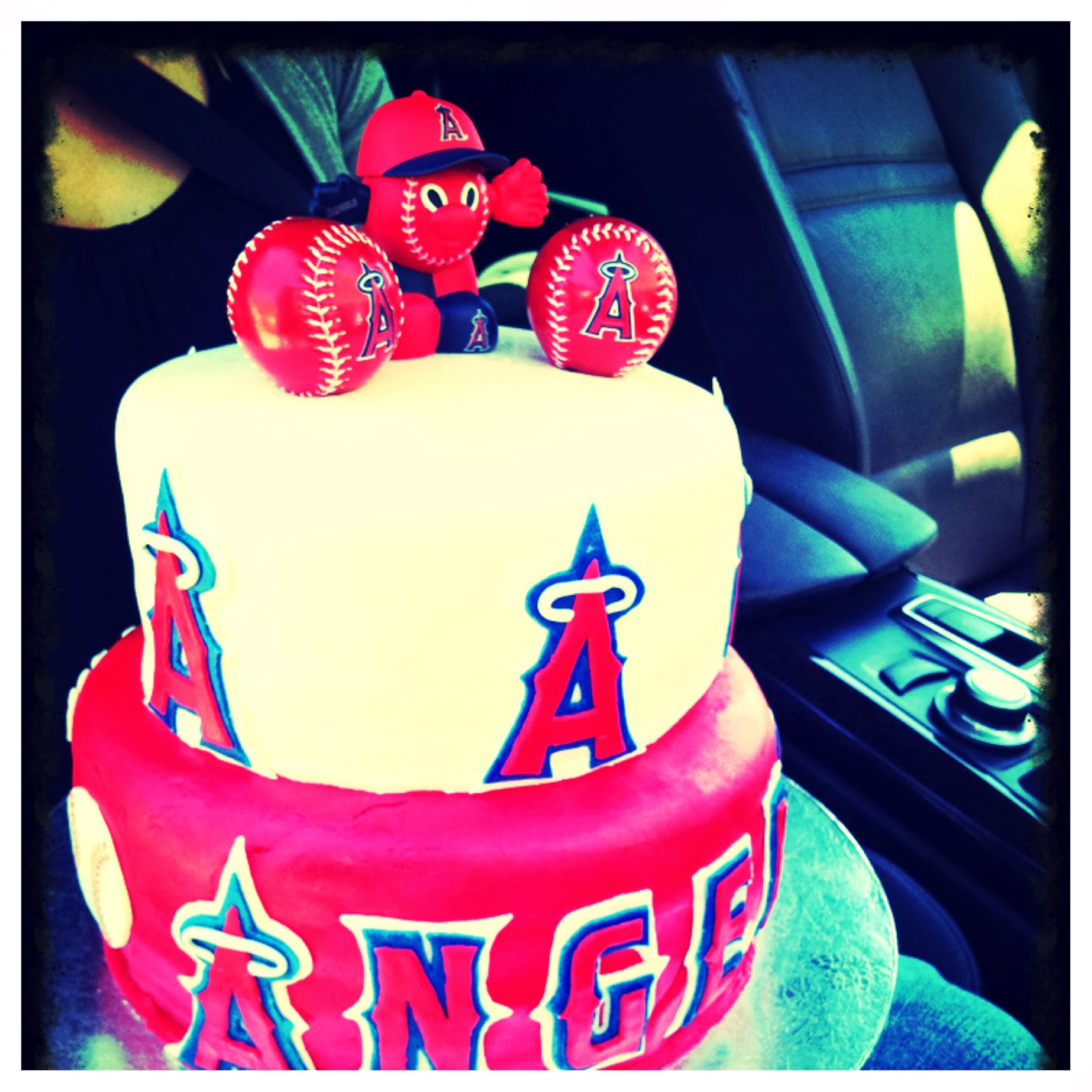Crispy's Cakes: angels baseball cake