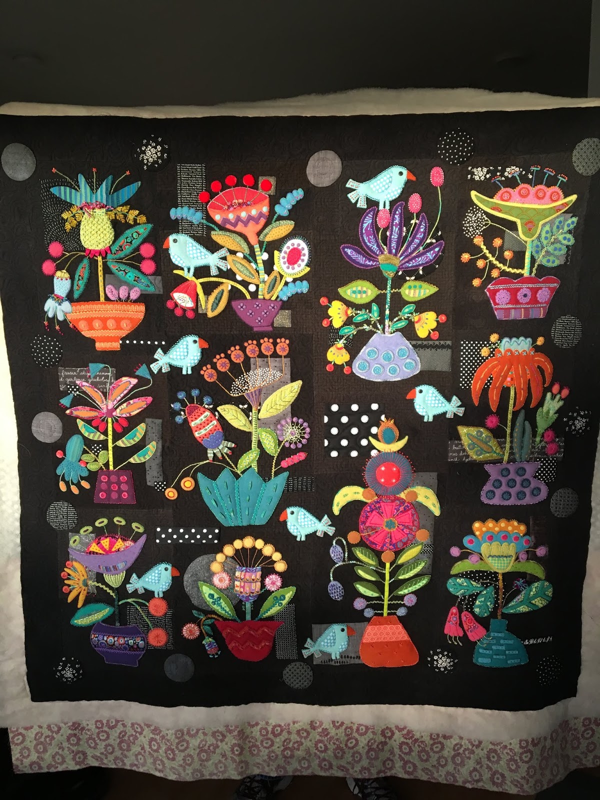 Grass Roots Quilting: Sue Spargo Fresh Cut Block of the Month BOM