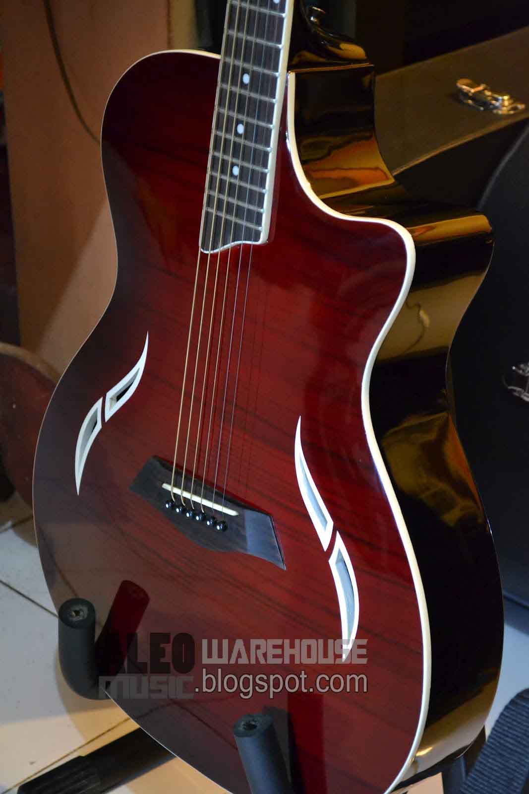 Aleo Music Warehouse: TAYLOR ACOUSTIC RED MAROON CUSTOM