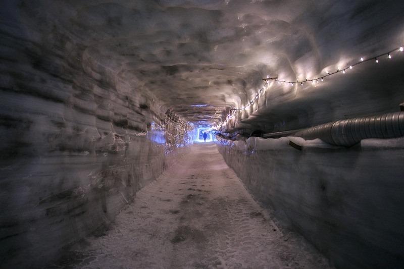 Iceland Opens Man-Made Ice Tunnel in Langjokull Glacier - Snow ...