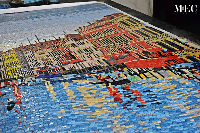 THE TILE FILES: Venice Murano Glass Mural