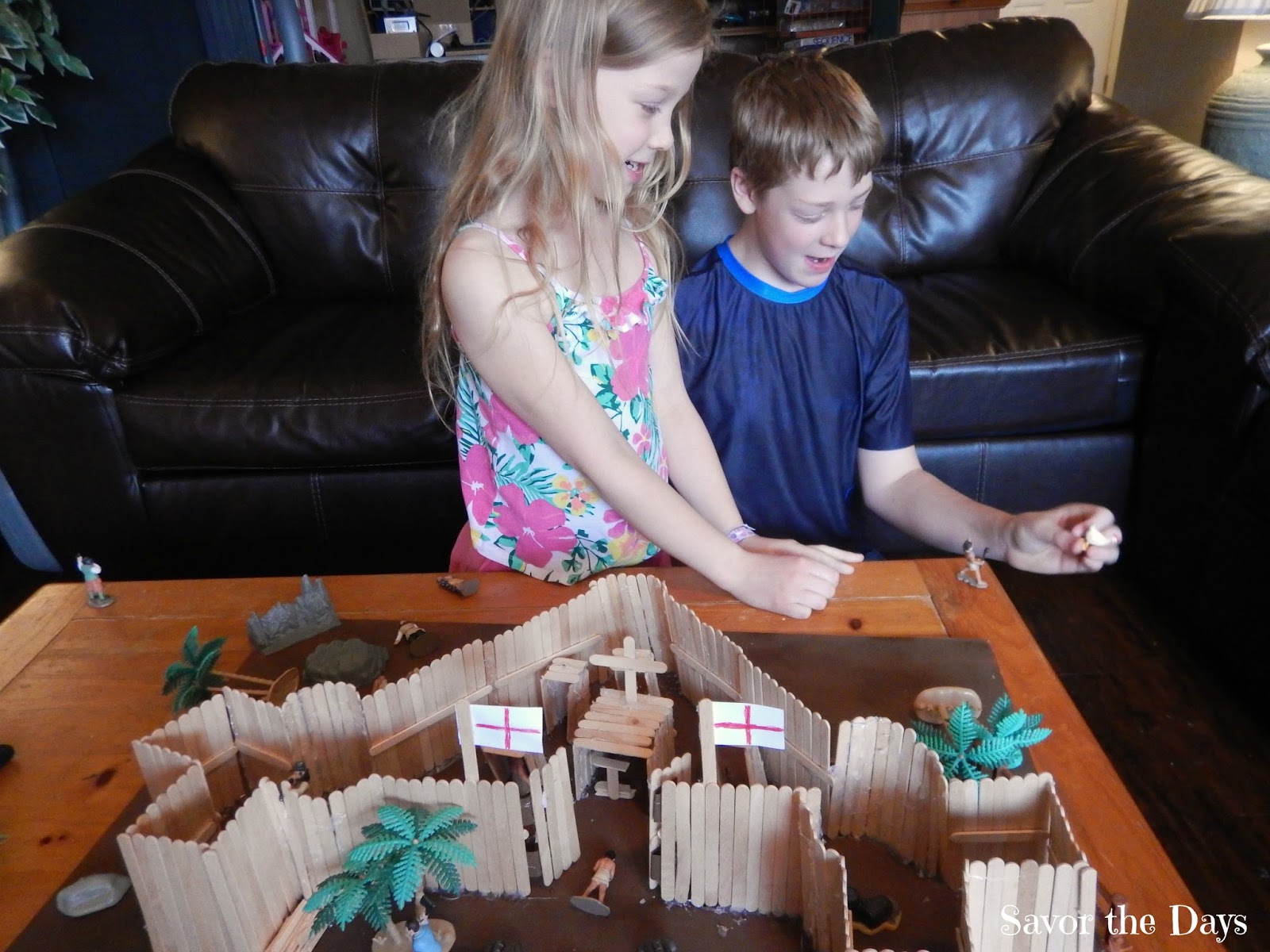 Savor The Days: Jamestown Fort {Colonial Craft}