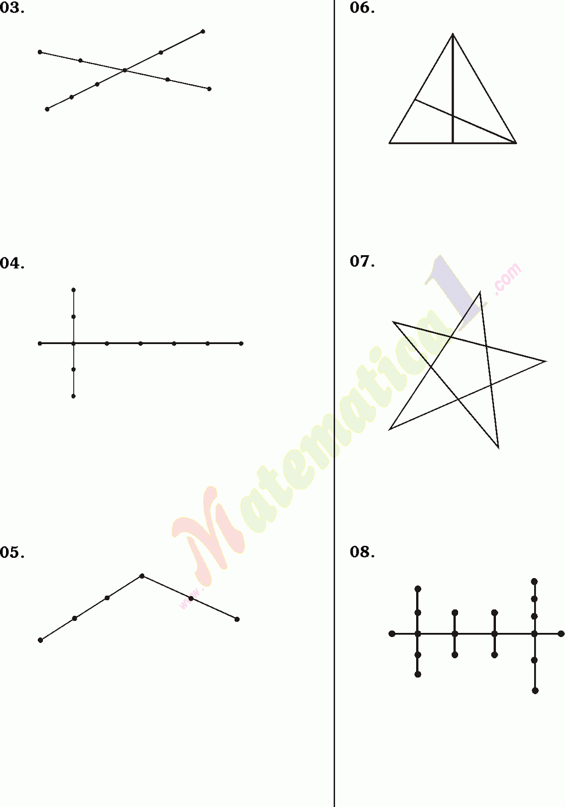 CONTEO DE SEGMENTOS EJEMPLOS Y EJERCICIOS RESUELTOS DE QUINTO GRADO DE PRIMARIA O BÁSICO PDF