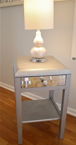 The Polka Dot Closet: An Inexpensive Way To Mirror a Table