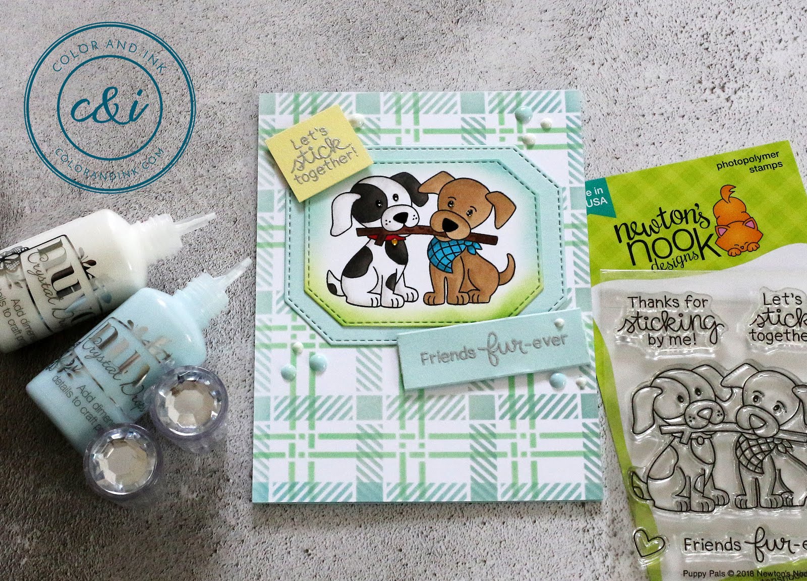 Newton's Nook Designs: Two Puppy Pals Cards by May Guest Designer Anika ...