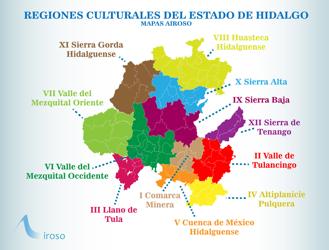 Hidalgo la entidad donde vivo : Regiones del Estado