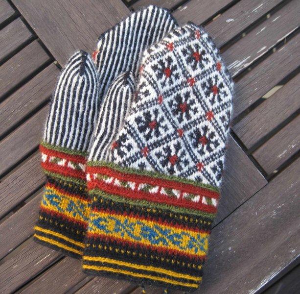 Lappone: BALTIC - Mittens in twined knitting