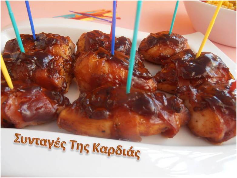 ΣΥΝΤΑΓΕΣ ΤΗΣ ΚΑΡΔΙΑΣ: Κοτομπουκίτσες BBQ