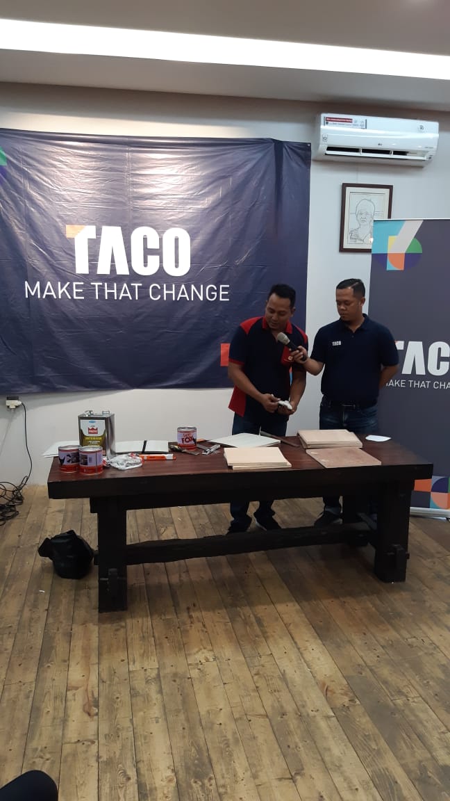 Apresiasi&penghargaan dari PT.taco(tangkas cipta optimal)