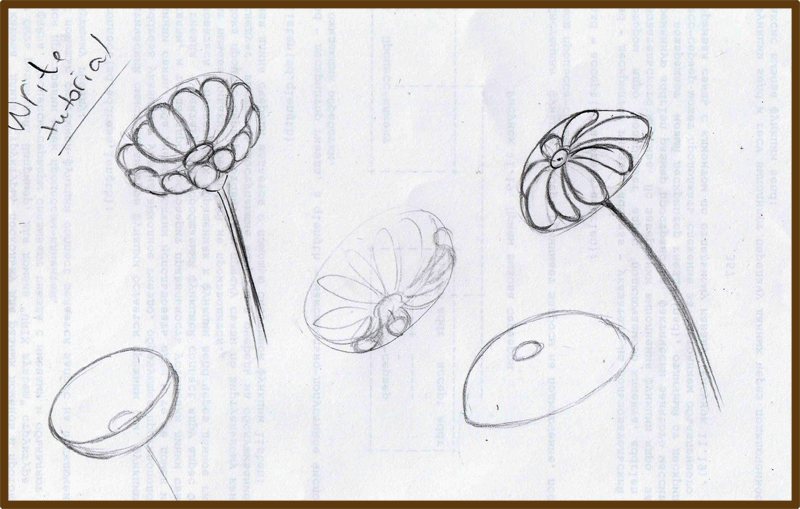 Weekly : Doodles and tuts: Ho to draw a Flower in perspective.