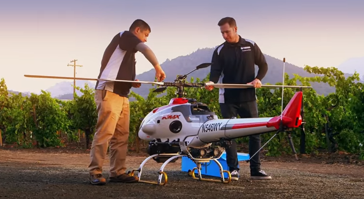Yamaha RMax Helicopter for Precision Agriculture and Agricultural ...