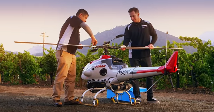 Yamaha RMax Helicopter for Precision Agriculture and Agricultural ...