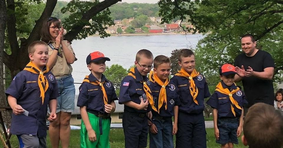 Bridging Ceremony Boy Scouts