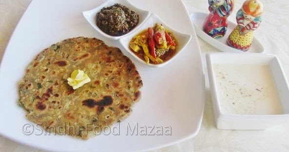 Sindhi Food Mazaa: JUAR JO DHODHO ( Sindhi Style Jowar Ki Roti )