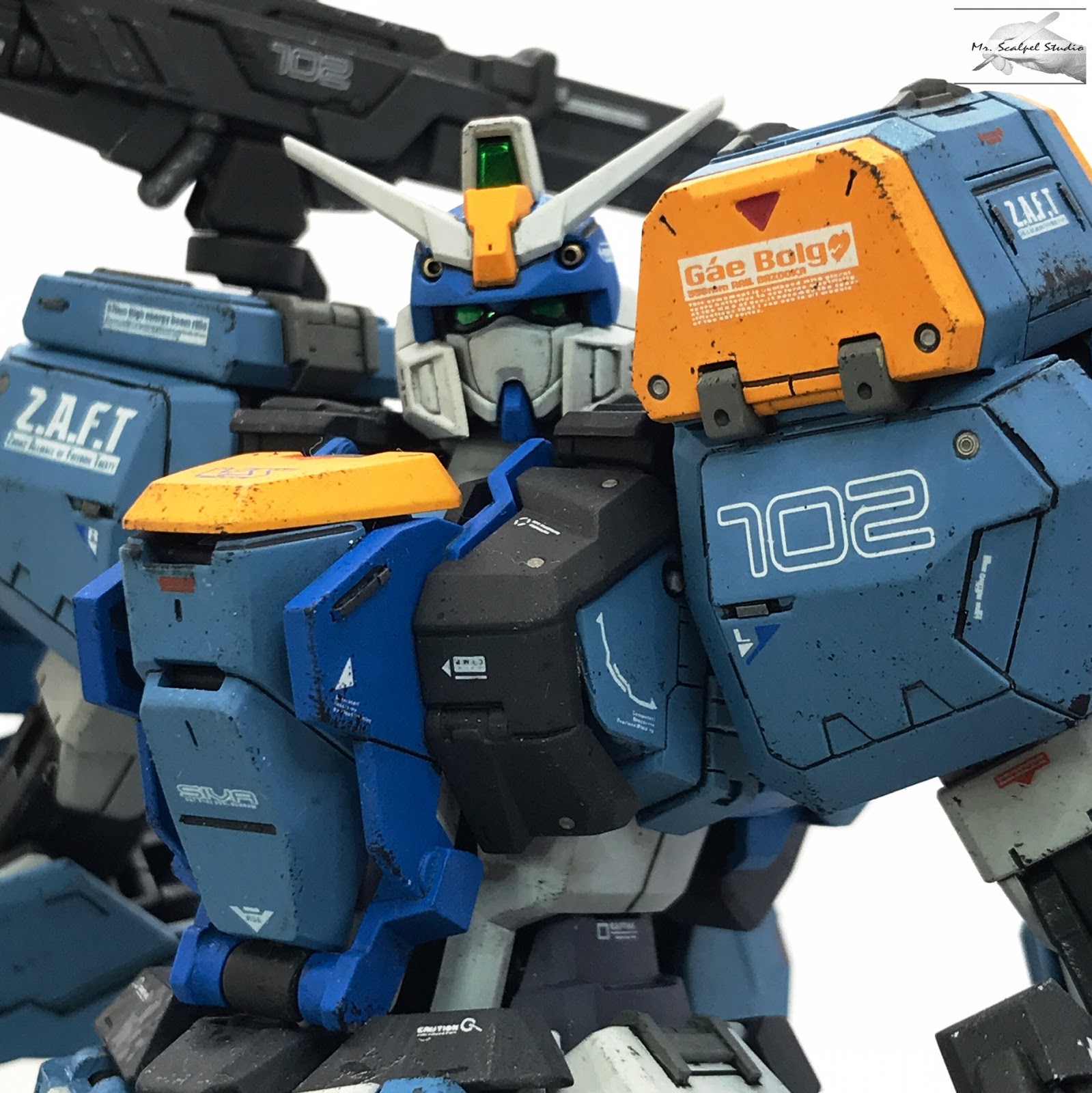 Custom Build: MG 1/100 Duel Gundam Assault Shroud + Diorama