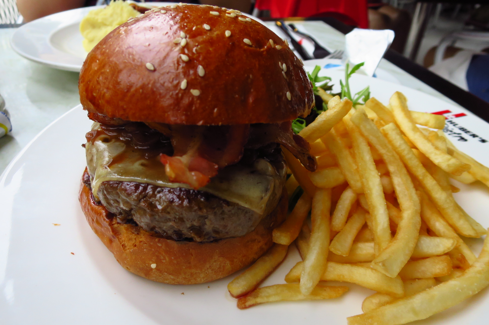 Small Potatoes Make The Steak Look Bigger: More weekend-ery at Huber's