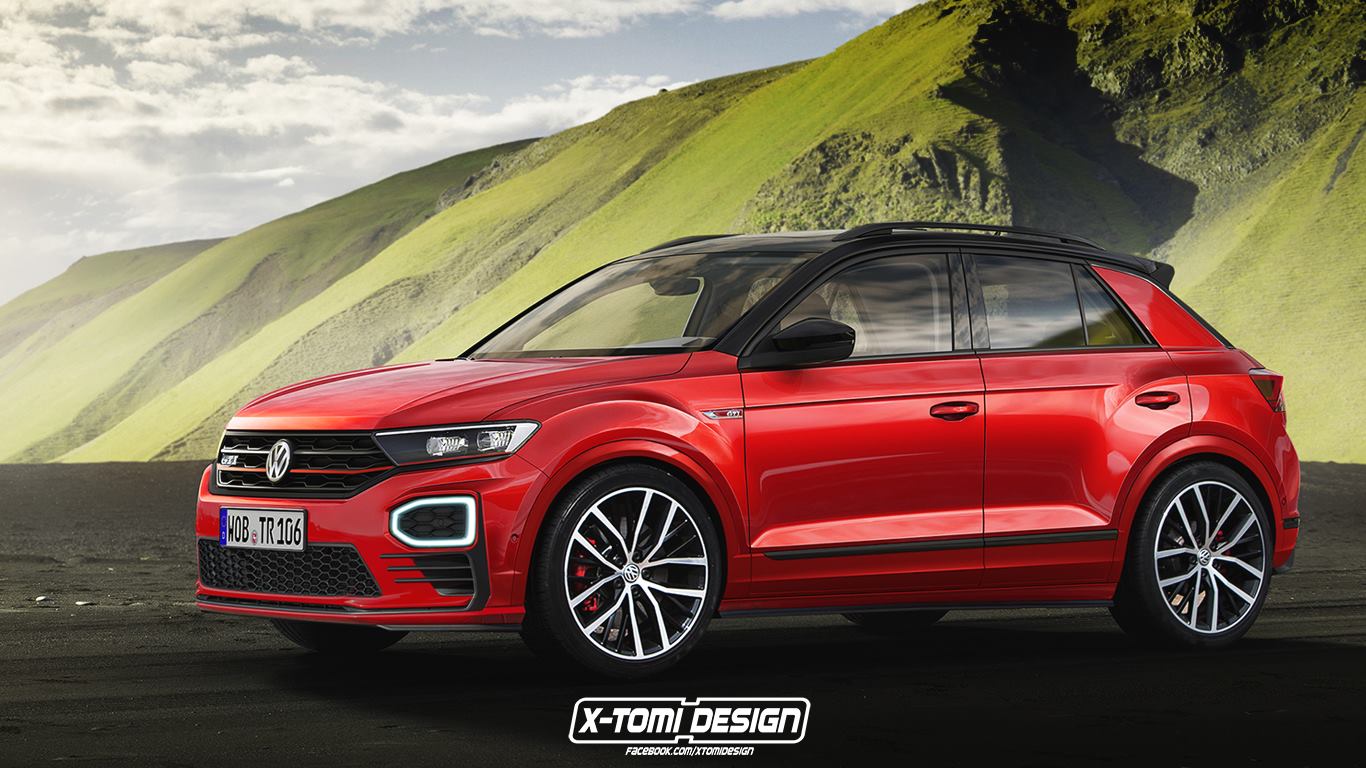 VW T-Roc Has Already Spawned A GTI Render And It Looks Good - car news