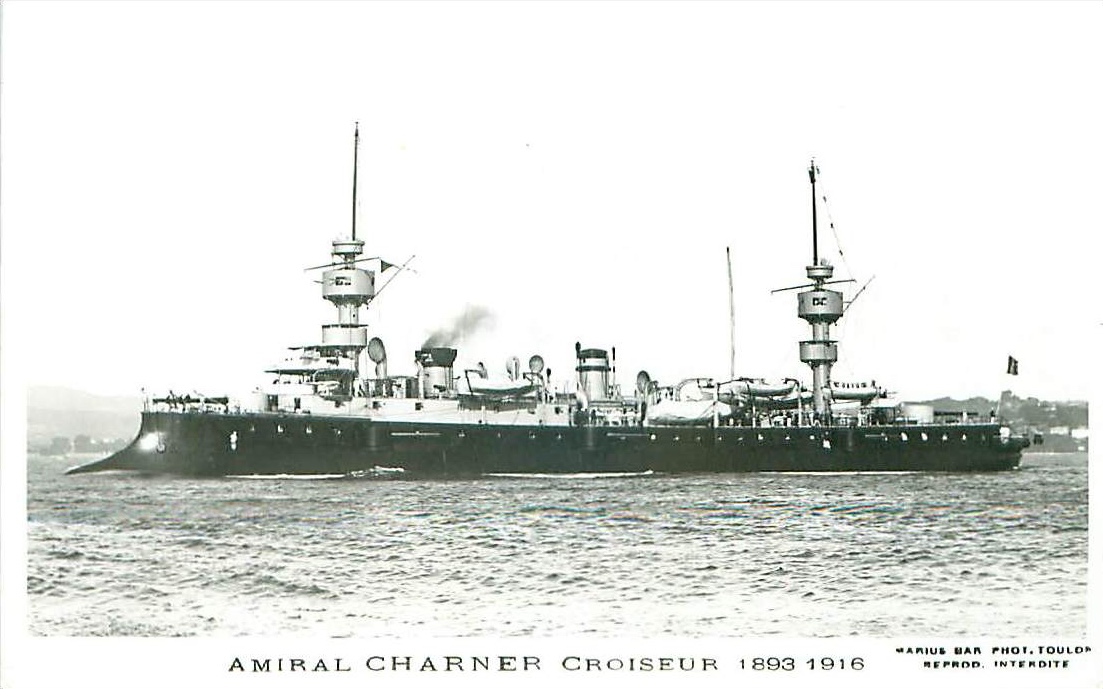 La Marcophilie Navale Envelopmer: Amiral Charner aviso escorteur ...
