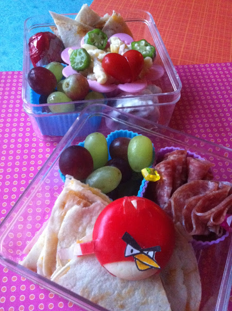 Oh! My Bento: Angry Bird Cheese with Quesadilla