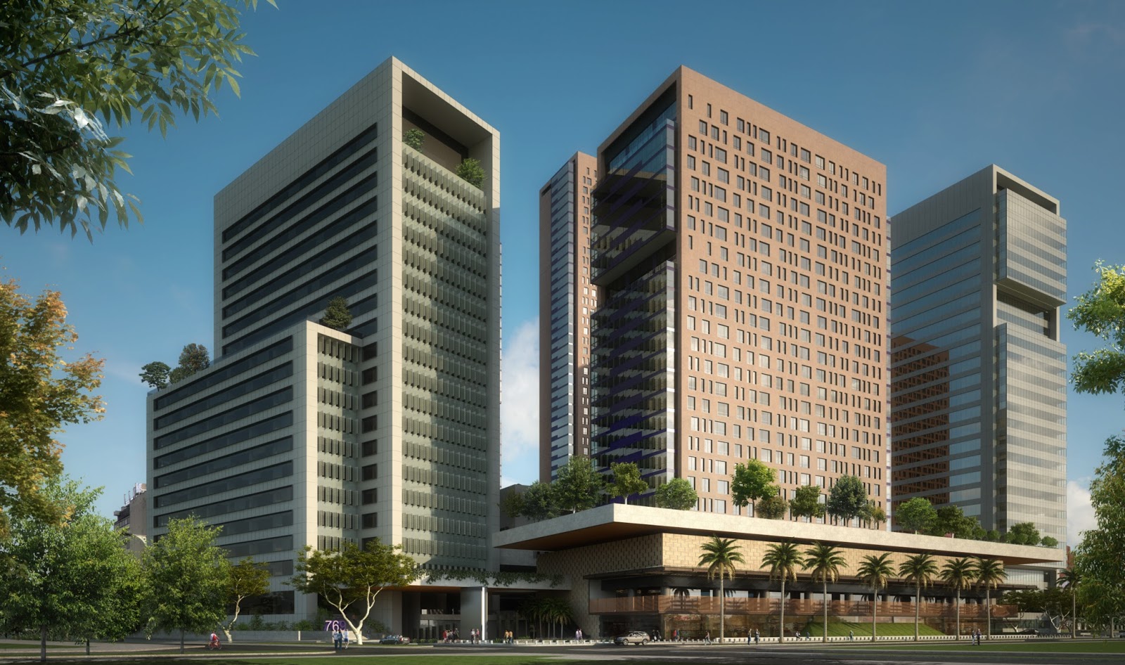 Conjunto de Usos Mixtos Miyana - Legorreta + Legorreta - Blog y Arquitectura