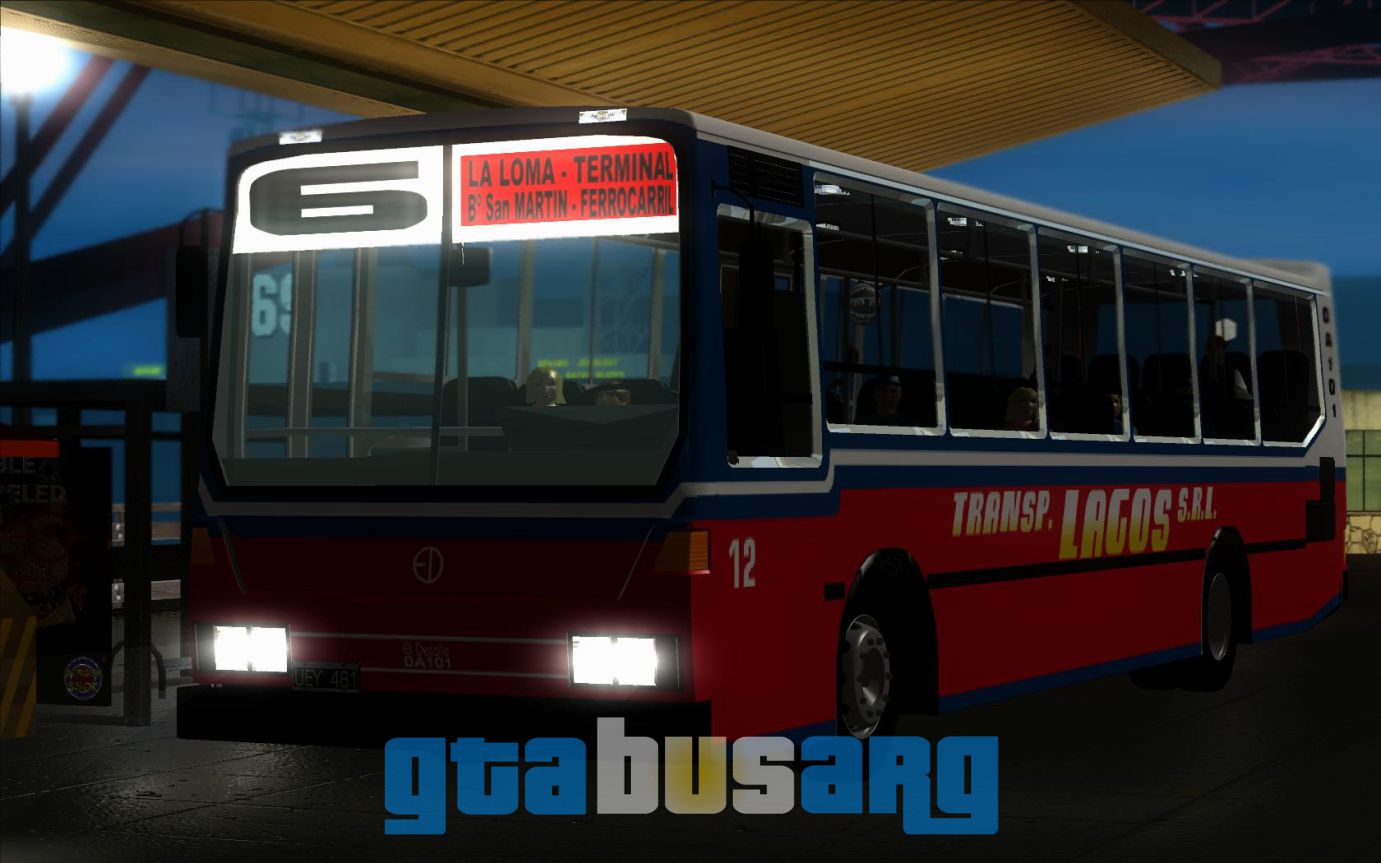 GTA Bus Argentina: El Detalle OA 101 - Transporte Lagos - Linea 6 de Salta