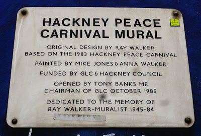 Dr Tony Shaw: Hackney Peace Carnival Mural, Dalston: London #5