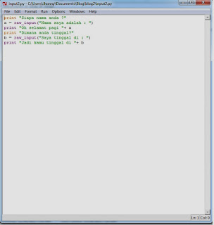 Belajar Input Nilai Menggunakan Bahasa Pemrograman Python Dengan Mudah ...