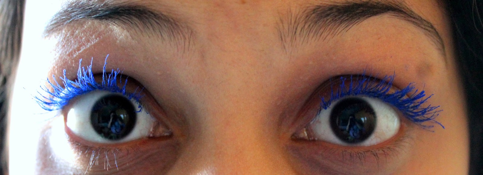 Entre esmaltes e batons: Resultado do Rímel Azul