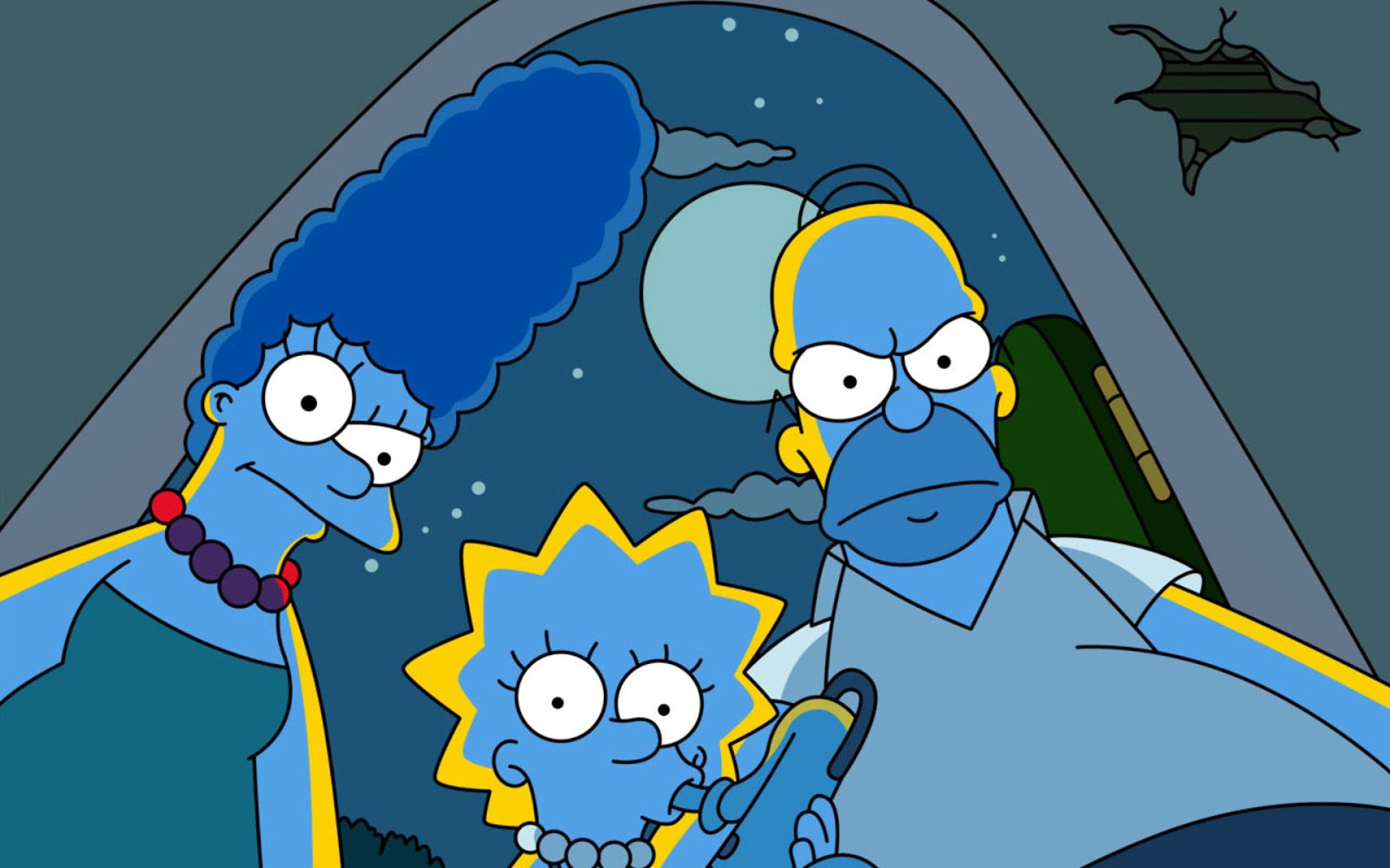 wallpapersanimesHD: Homero, Marge y Lissa De Misterio