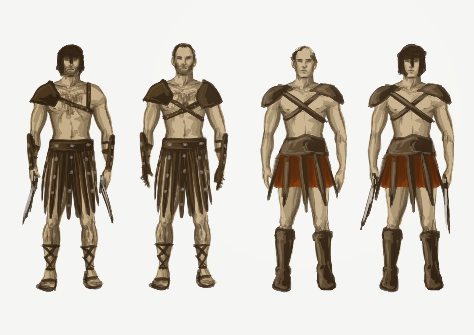 Achievement Unlocked!: 250G - Started Game Art Design: Gladiators!