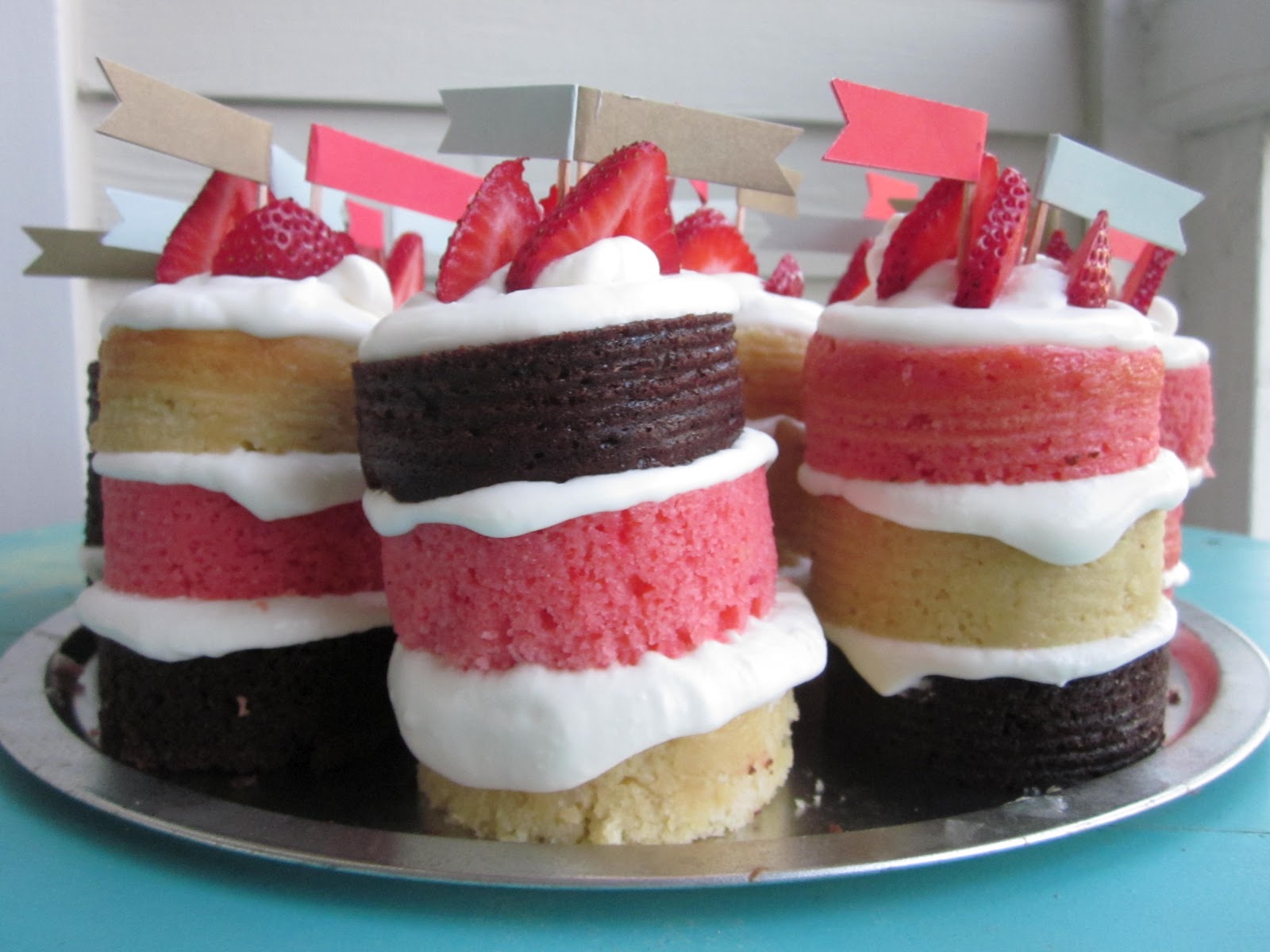 humming right along: tin can cakes