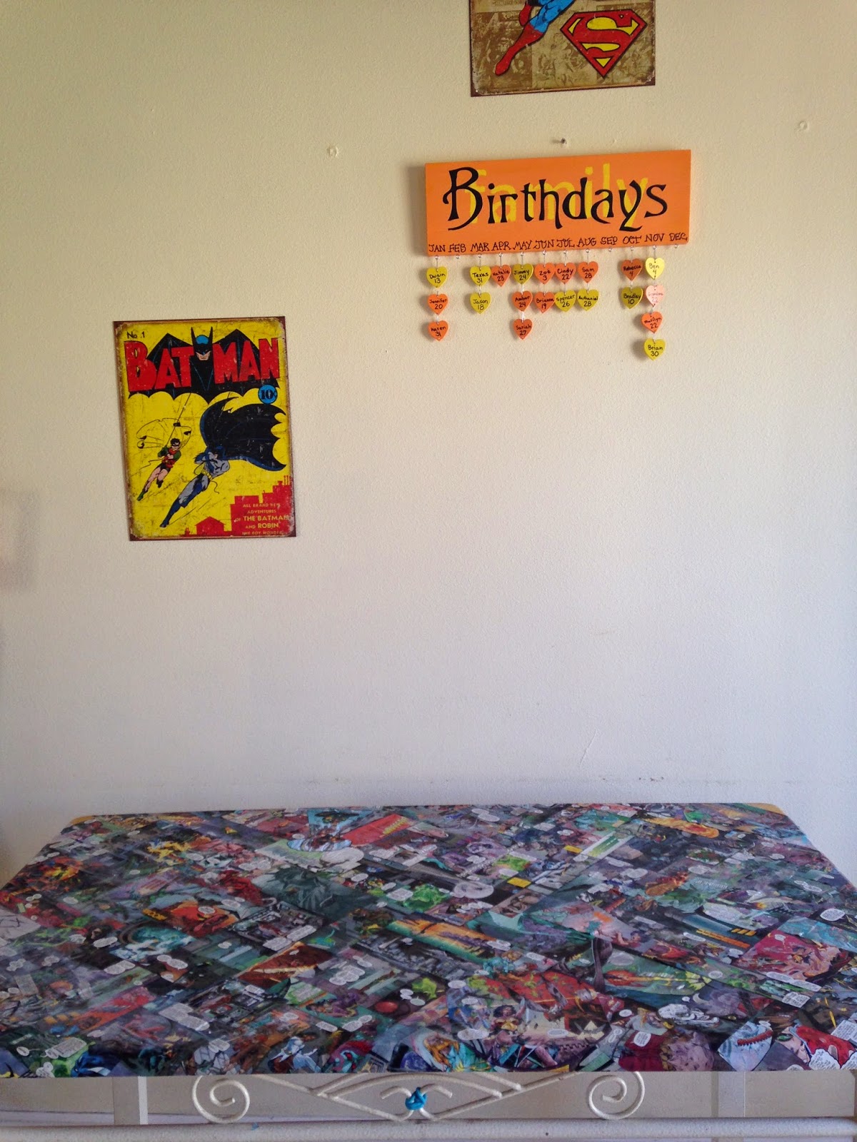 Emporium of my Impulsive Imagination: How to make a COMIC BOOK table