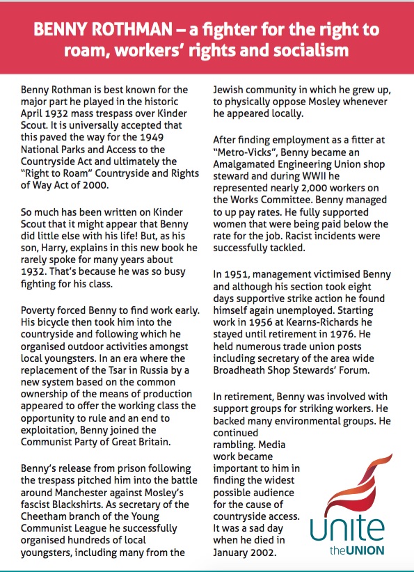 Fighting Talk by Mark Metcalf : The launch of my Unite the union ...