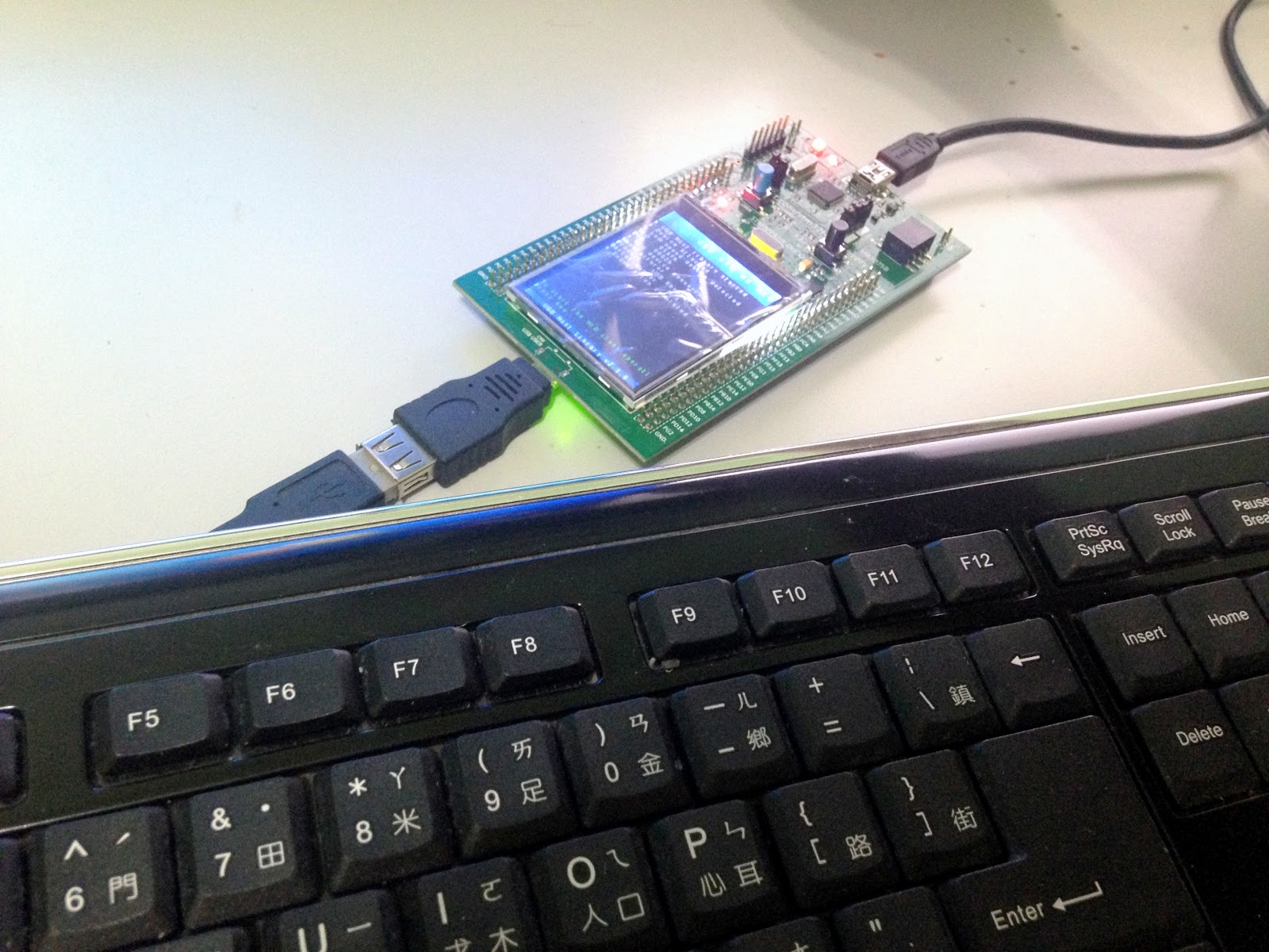 假濕汀的blogger Stm32f429 Usb Host Hid Keyboard Test