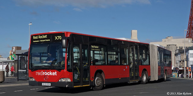 Blackpool Tram Blog: Red Rocket Route Branding
