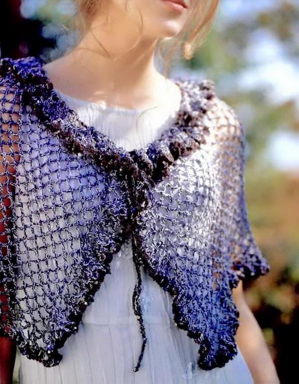 Crochet Pattern Lace Cape - Super Easy