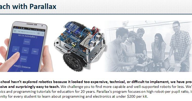 Robotics Under the Stole: Parallax and Robotic's Education