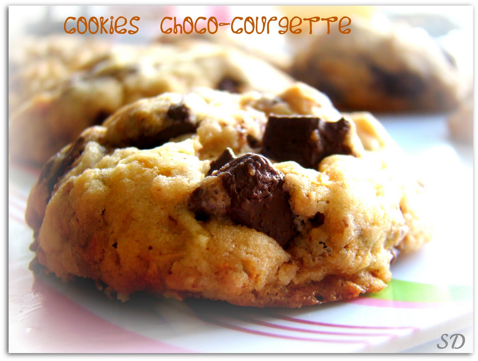 Cookies choco-courgette