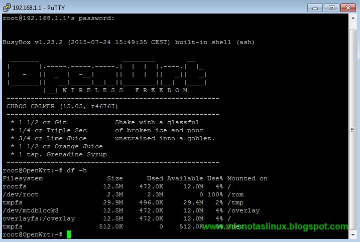 MisNotasLinux_blog: Instalar Linux en un router con OpenWRT