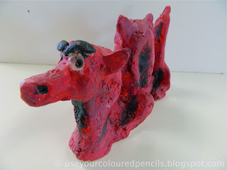 Use Your Coloured Pencils: Clay Chinese Dragons