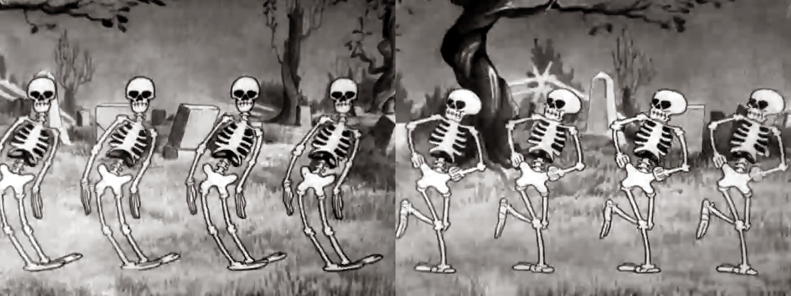 13: THE SKELETON DANCE - Walt Disney - Ub Iwerks - Carl Stalling (1929)