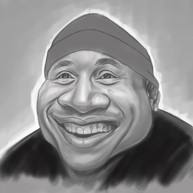 Dannys Illustrations Ll Cool J Caricature Caricature Sketch