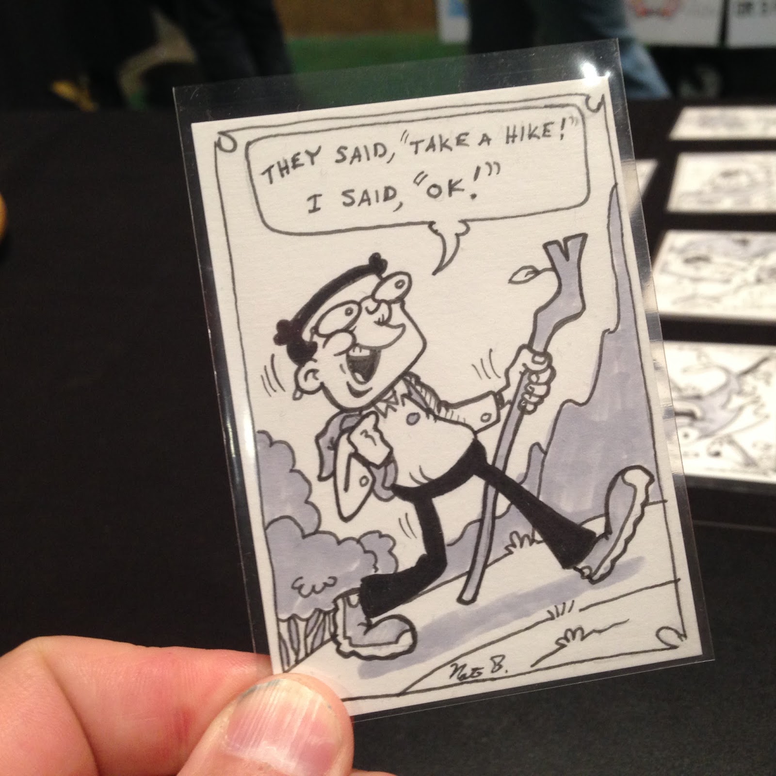 Nate Bramble - Cartoonist: Cartoonist Sketch Cards