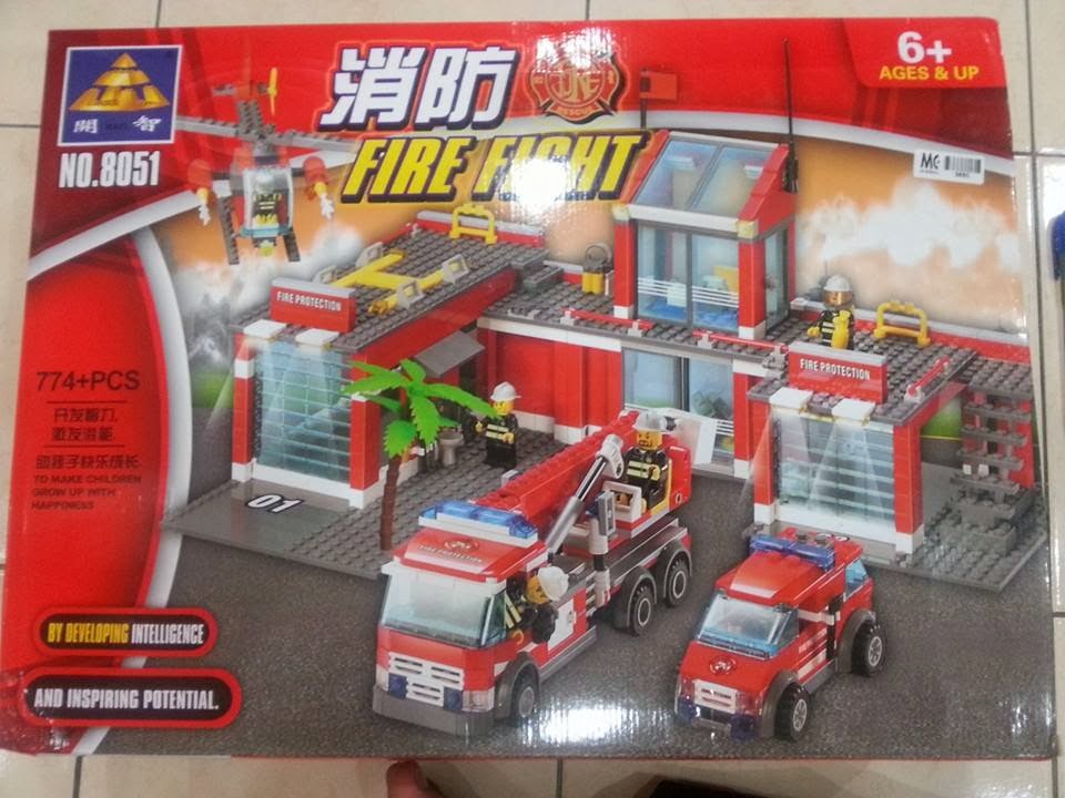 Q9 Amazing Collection: Lego ( Compatible ) Fire Rescue Set