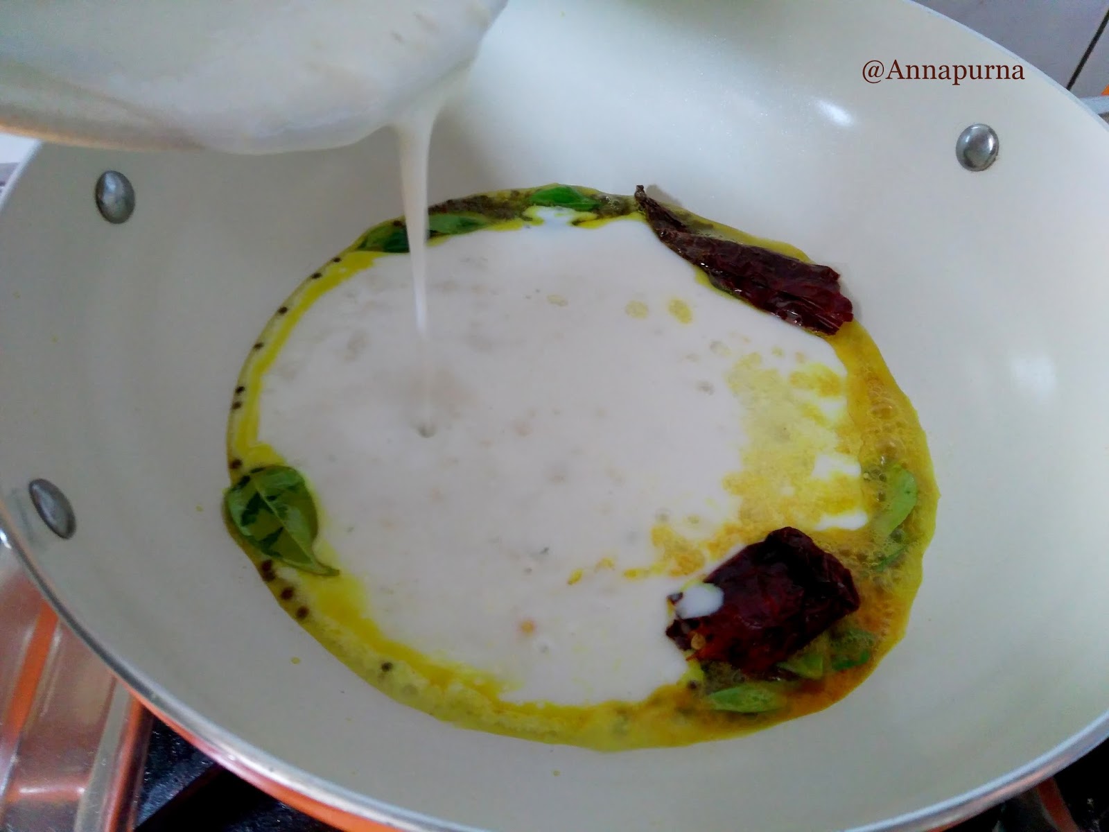 Annapurna: Dubki Kadhi Recipe - Chattisgarh Cuisine